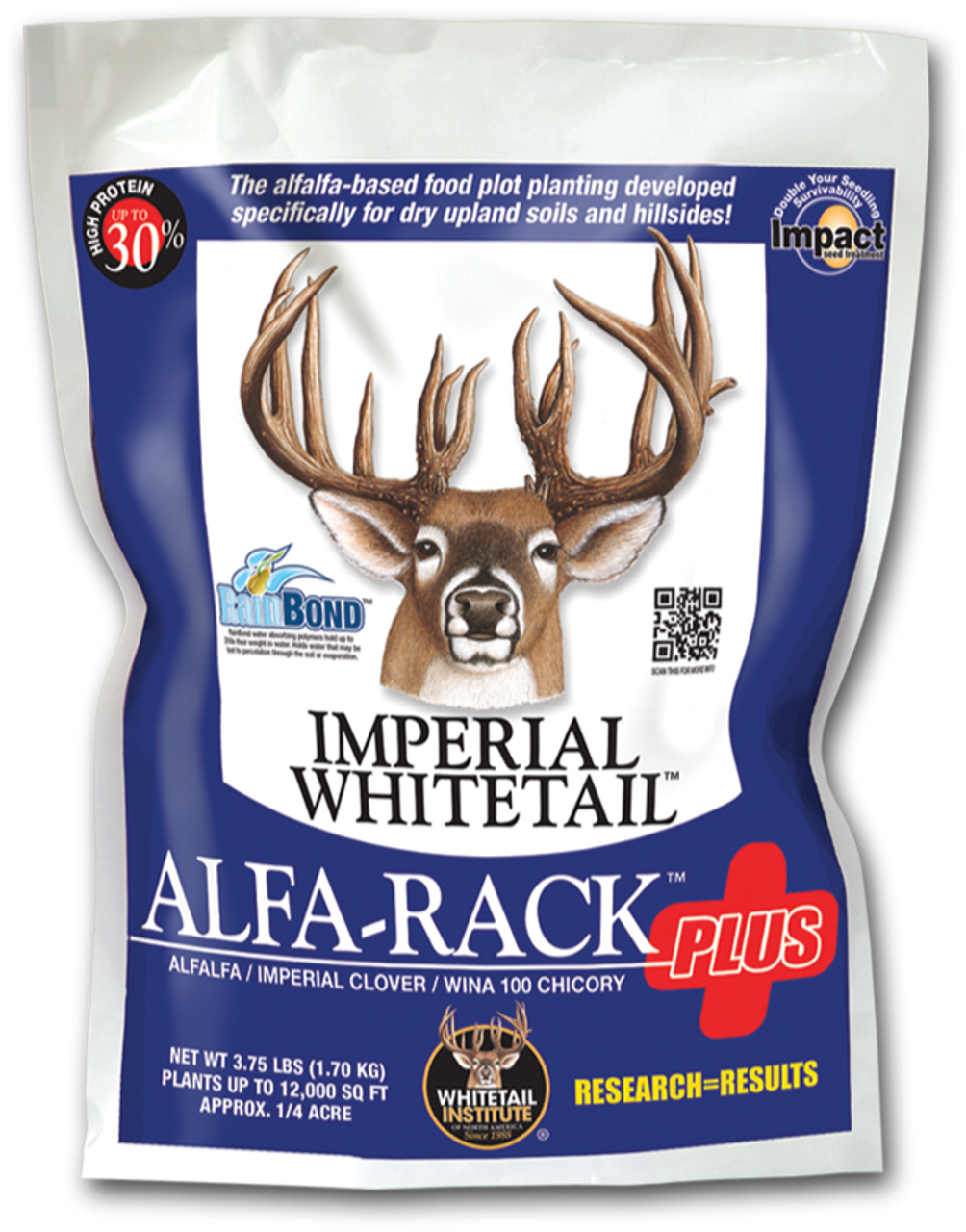 Whitetail Institute Alfa-Rack Plus Perennial Food Plot Seed 16.5 Lbs