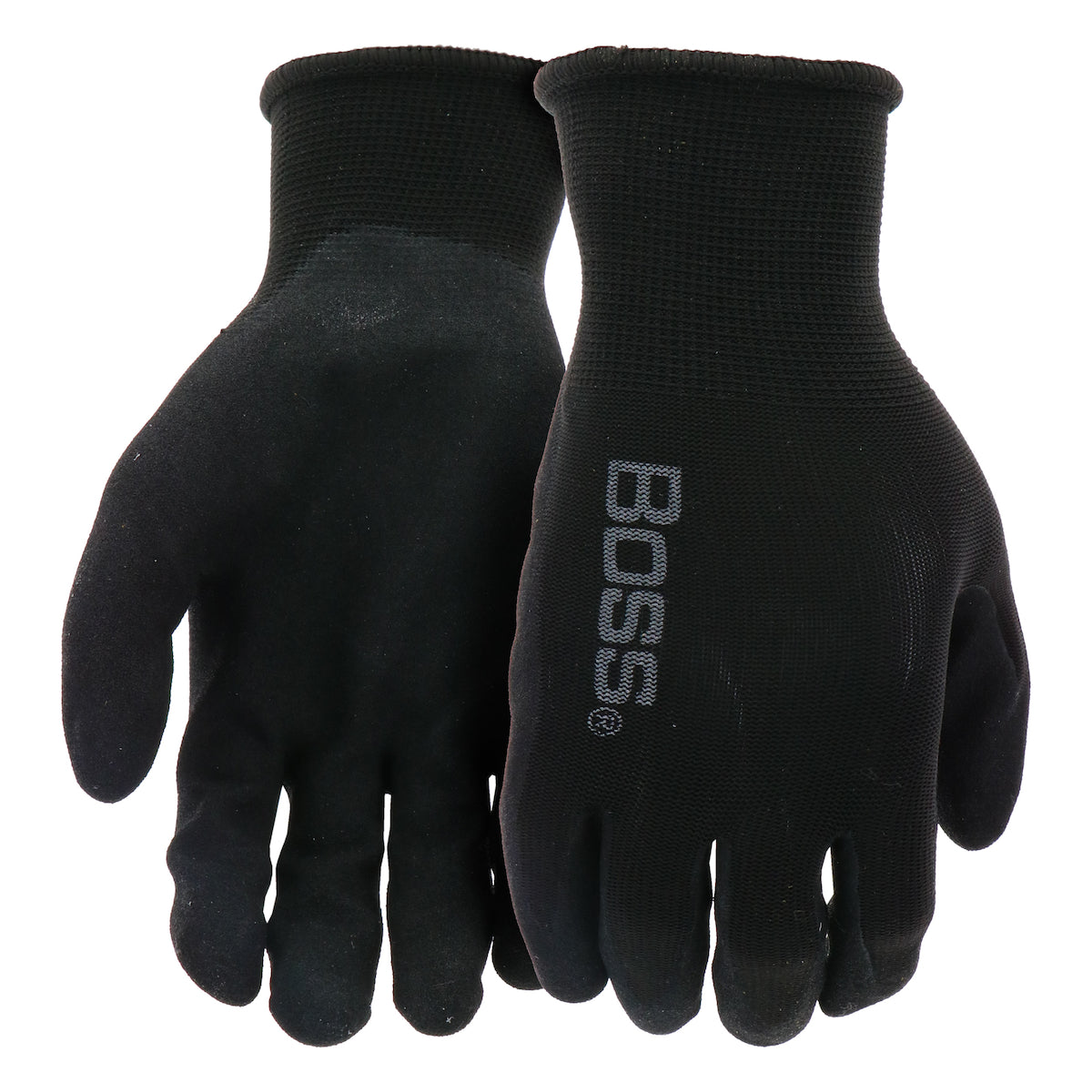 Boss Tactile Grip Foam Nitrile Palm Coating Gloves